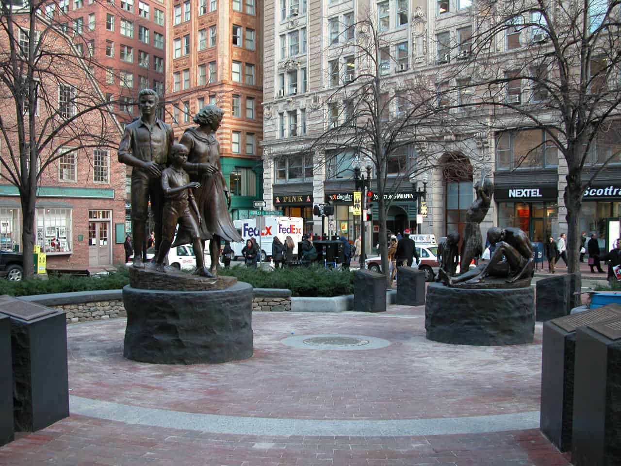 Boston Irish Famine Memorial - Robert Shure, Sculptor