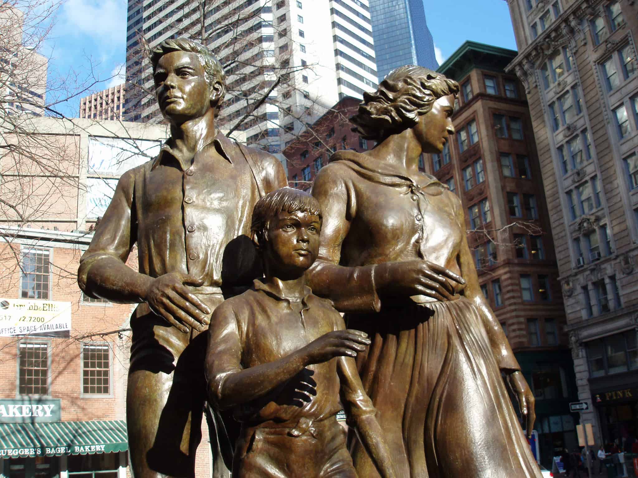 Boston Irish Famine Memorial - Robert Shure, Sculptor