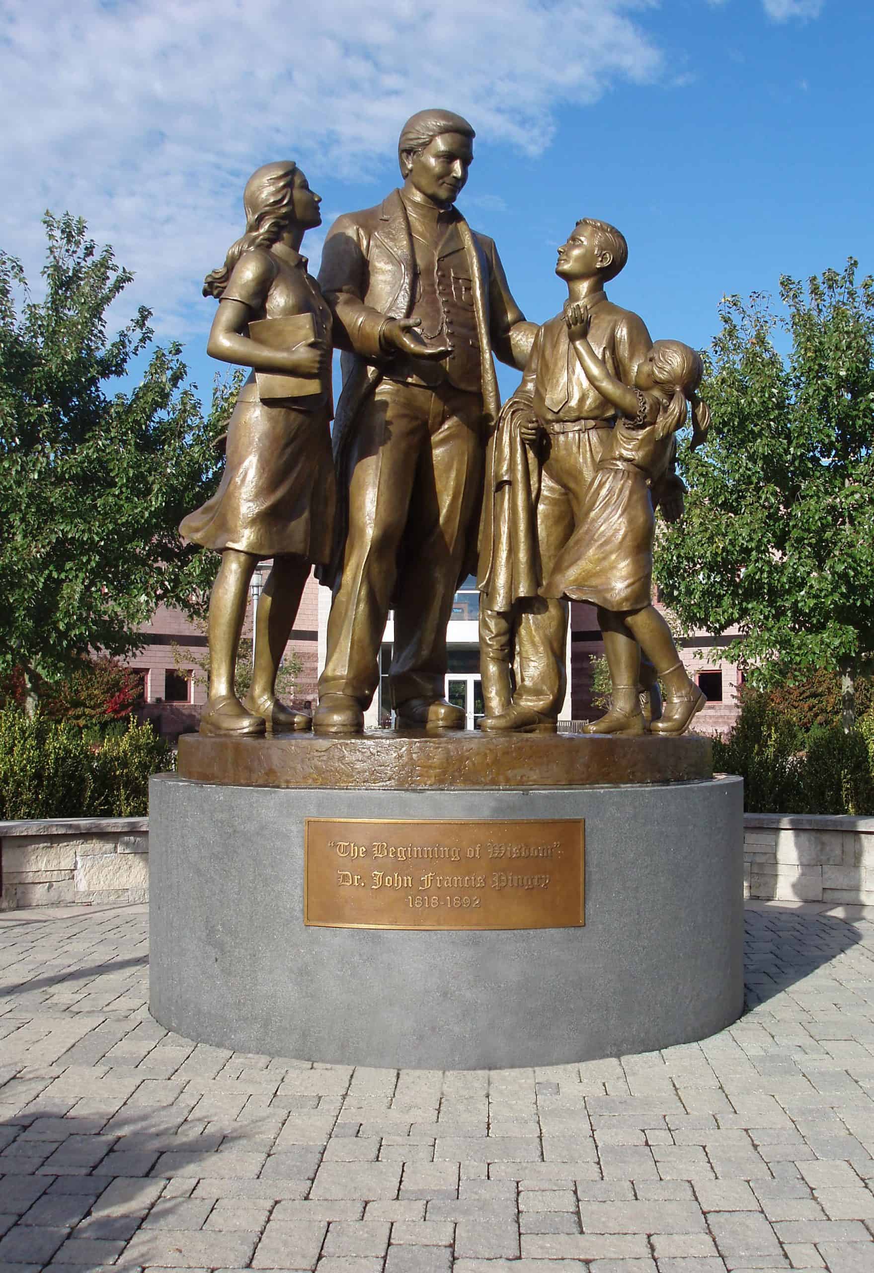 The Beginning of Wisdom- Dr. John Pingry Sculpture - Robert Shure, Sculptor