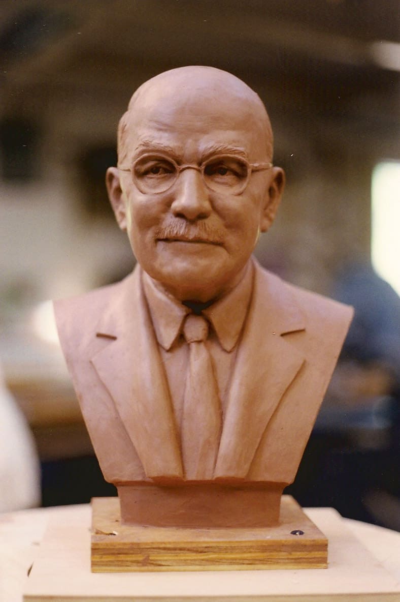Donald Ross Bust - Robert Shure, Sculptor
