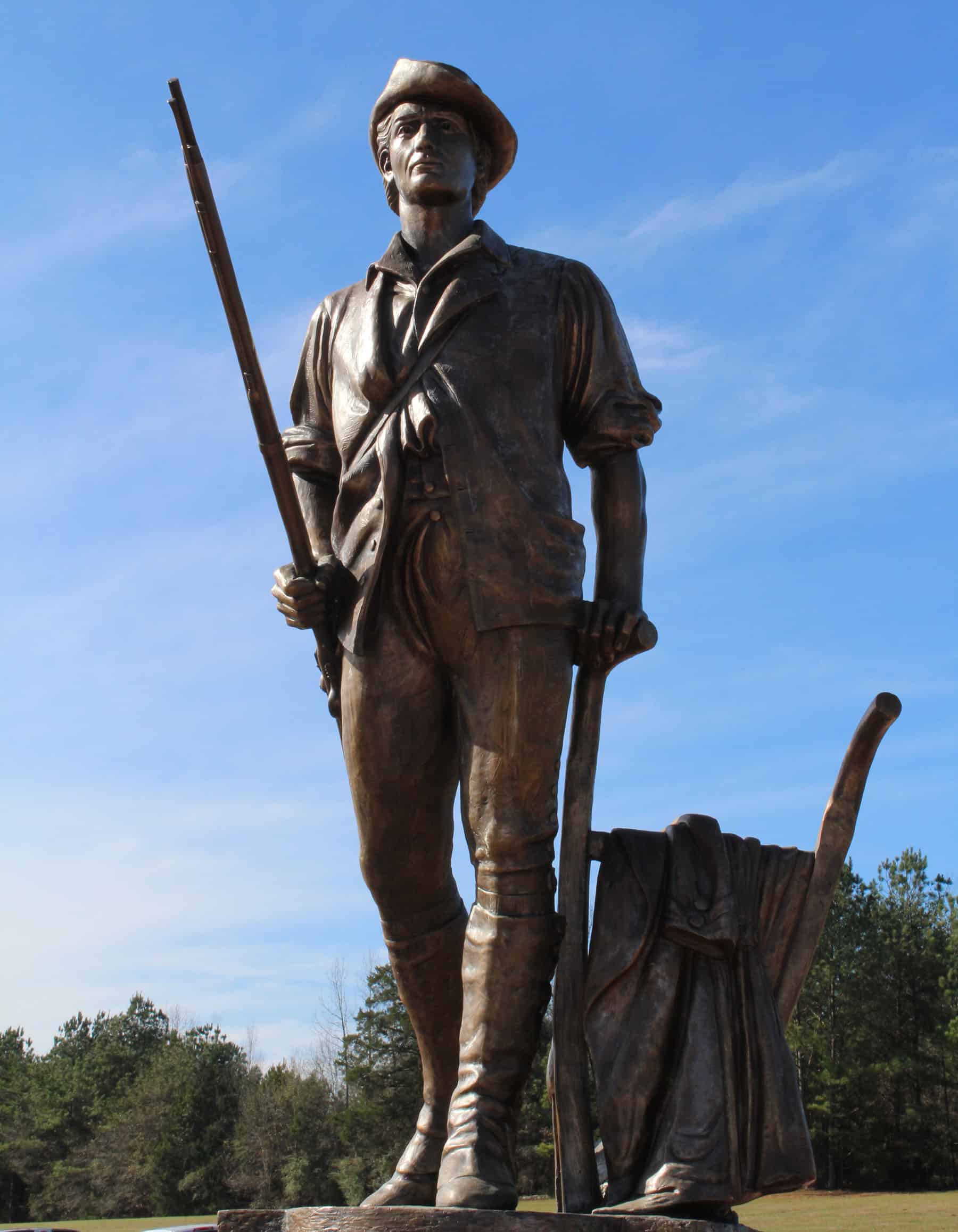 Embattled Farmer Statue - Robert Shure, Sculptor