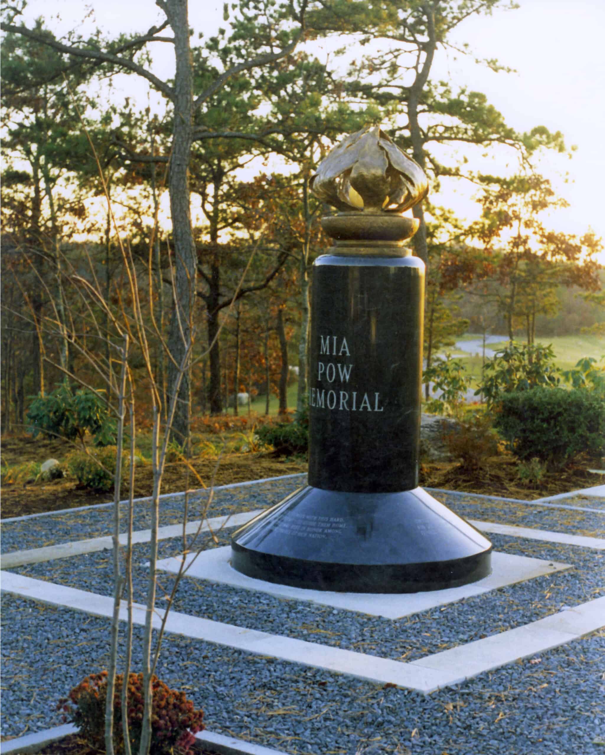 MIA/POW Eternal Flame Memorial - Robert Shure, Sculptor