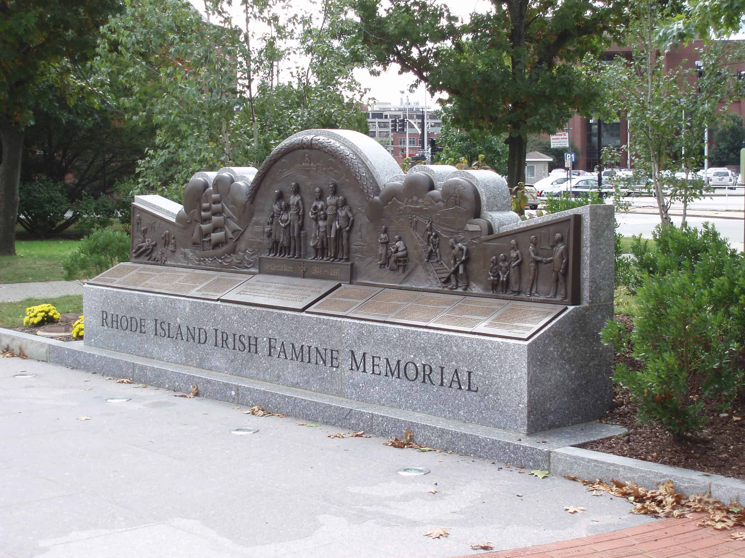 Rhode Island Irish Famine Memorial - Robert Shure, Sculptor