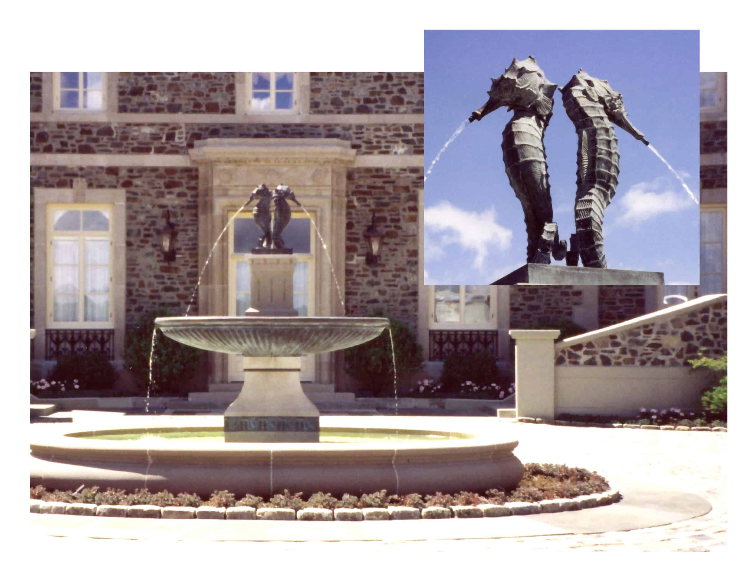 Seaside Fountain and Entry Gate - Robert Shure, Sculptor