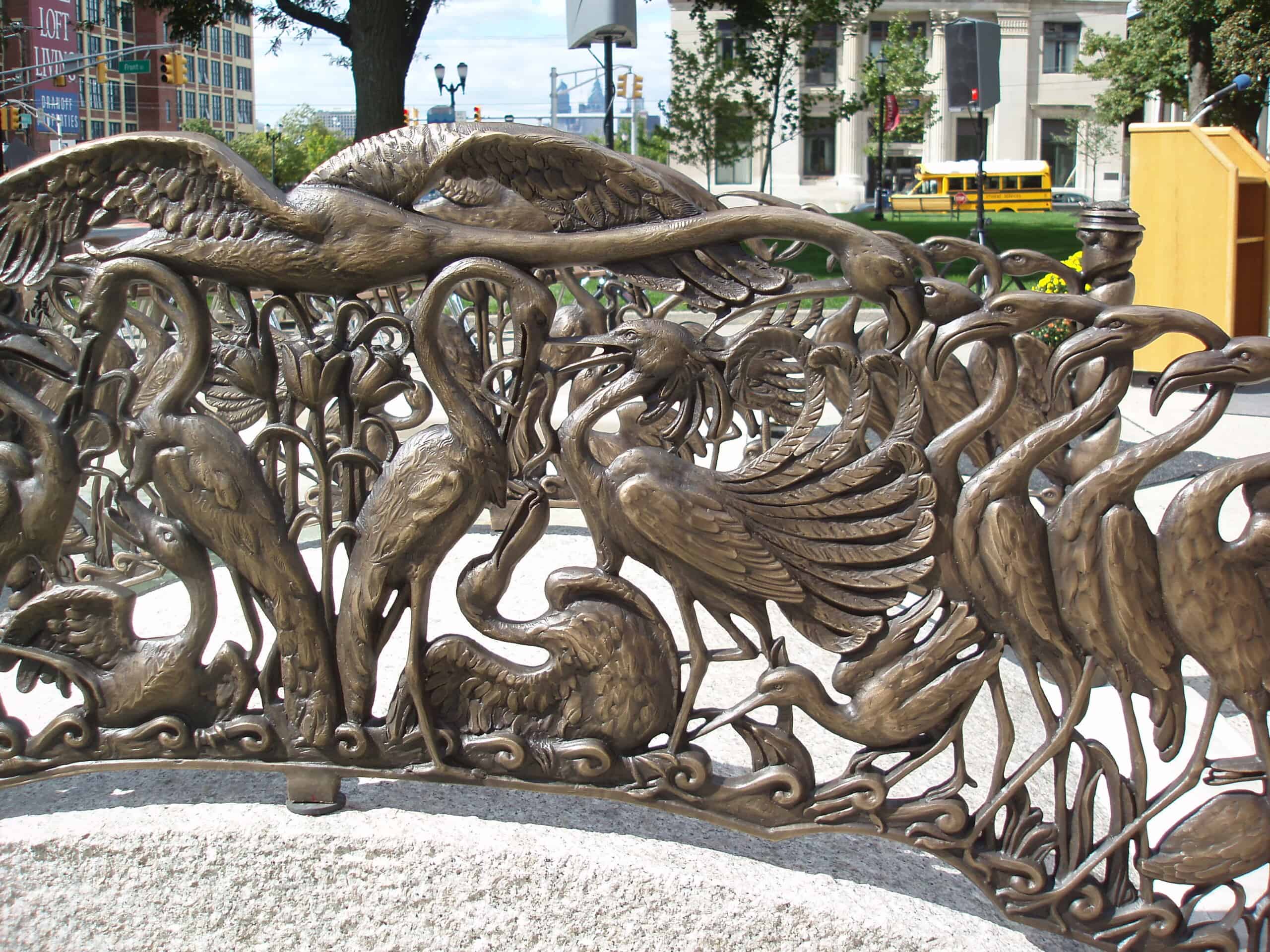 Peter Pan Fountain Railing - Robert Shure, Sculptor