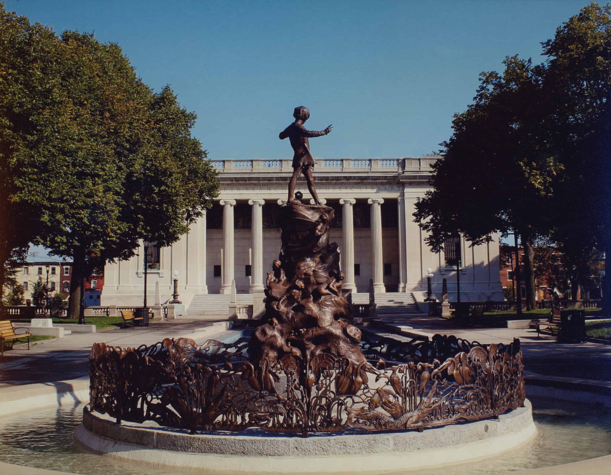 Peter Pan Fountain Railing - Robert Shure, Sculptor