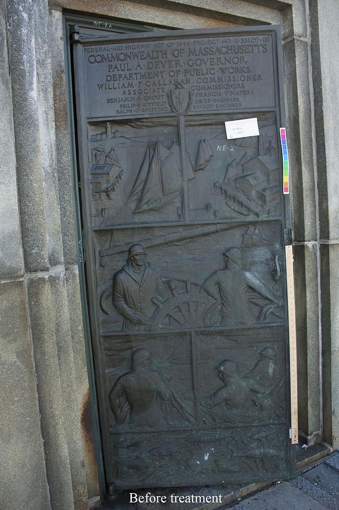 A. Piatt Andrew Bridge Bronze Doors Restoration - Robert Shure, Sculptor